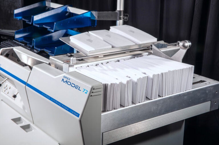 OPEX Model 72 | Automated Envelope Opening Systems